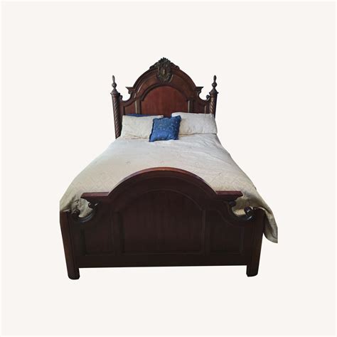 Queen Wood Bed Frame Reproduction Aptdeco