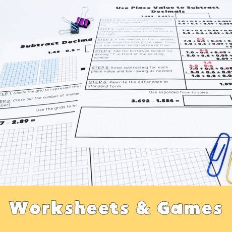 Adding And Subtracting Decimals Lesson Plans