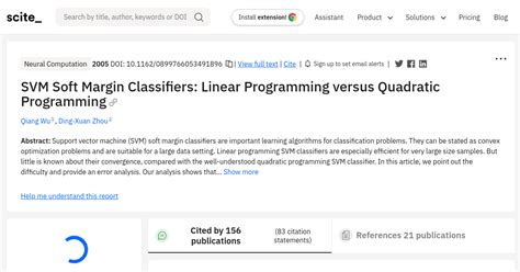Svm Soft Margin Classifiers Linear Programming Versus Quadratic