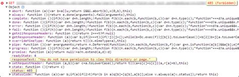 php how to get error response code 403 in jquery ui autocomplete