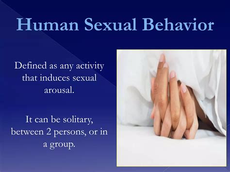 Human Sexual Behavior Pptx