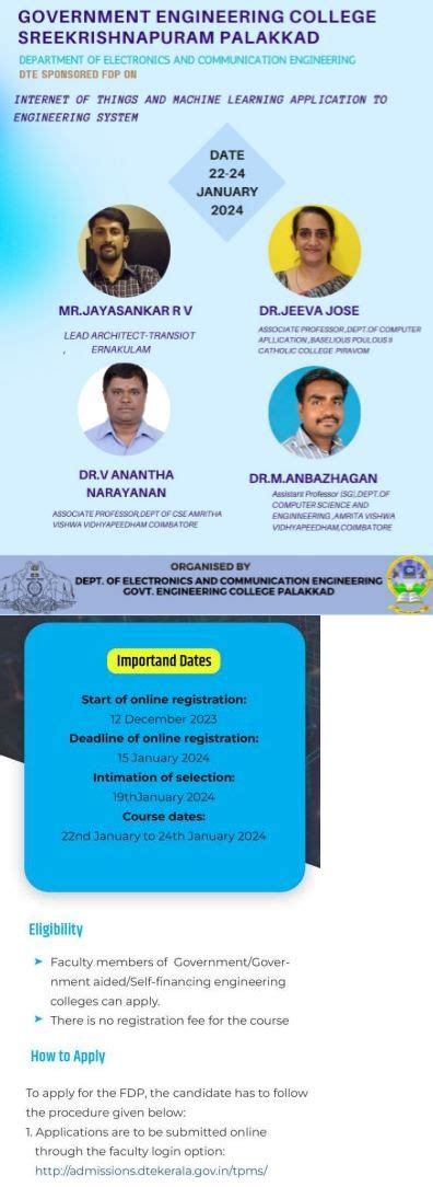 Dr Jeeva Jose On Linkedin Faculty Development Program Fdp Information