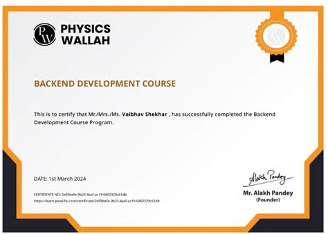 Vaibhav Shekhar On Linkedin Backenddevelopment Learningjourney Neverstopgrowing Pwskills