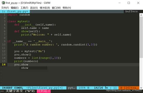 Windows 10使用gvim配置python Ide（新手操作）gvim Python Csdn博客