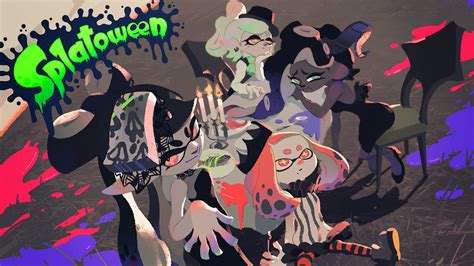 Squid Sisters And Off The Hook Gather For Splatoween In Splatoon 2