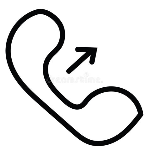 Outgoing Phone Call Icon Stock Vector Illustration Of Speaker 259787070