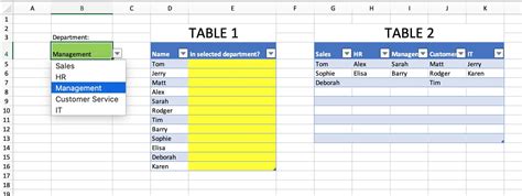 Need A Column Formula To Tell Me Return Y N If An Employee Is Part Of A Selected Team Teams