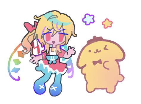 Melps Flandre Scarlet Pompompurin Embodiment Of Scarlet Devil