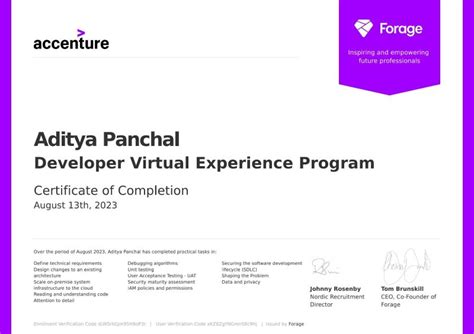 Aditya Panchal On Linkedin Accenturevirtualprogram Aiandtech Continuouslearning