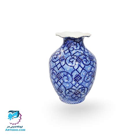 گلدان مسی مینا کاری ارتفاع 10 Cm فروشگاه تخصصی موسیقی و هنر