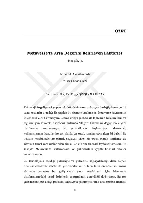 Pdf Factors Determining Land Value In The Metaverse