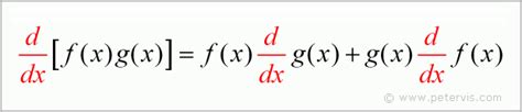 Differentiation Product Rule