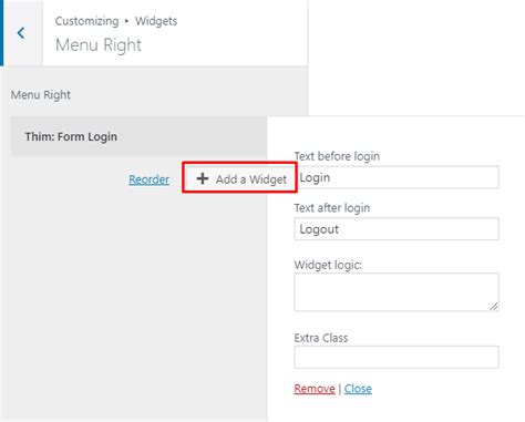 Widgets Customization Thimpress Docs