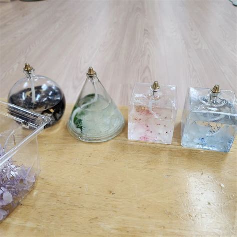 Cconnoleather 플라워램프 원데이클레스 3일동안 진행한 플라워램프수업 조화인줄알았어요