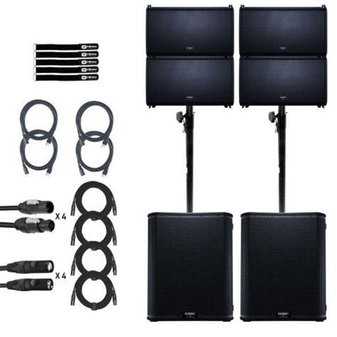 X QSC LA Line Array Speakers With Subs IDJNOW