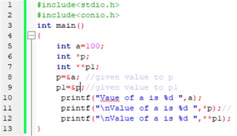 Double Pointer C Pointer To Pointer In C