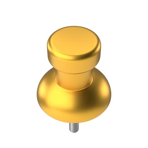 Premium Photo Push Pin Drawing Pin 3d Pin 3d Illustration