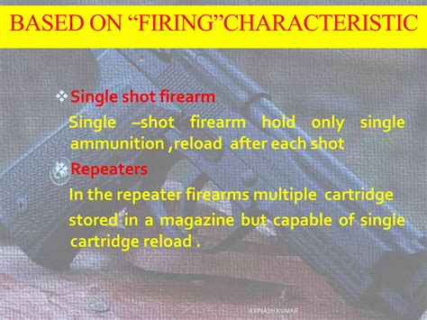 Firearm And Its Classification Pptx Arms And Ammunition Sensitive Firearm And Its Classification Pptx Arms And Ammunition Sensitive