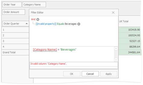 PivotGridFieldOptionsEx ShowInFilter Property WinForms Controls DevExpress Documentation