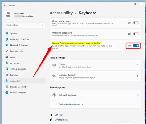 Enable Print Screen For Snipping Tool In Windows 11 Geek Rewind