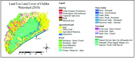 Lulc Map Of Chilika Watershed 2018 Download Scientific Diagram
