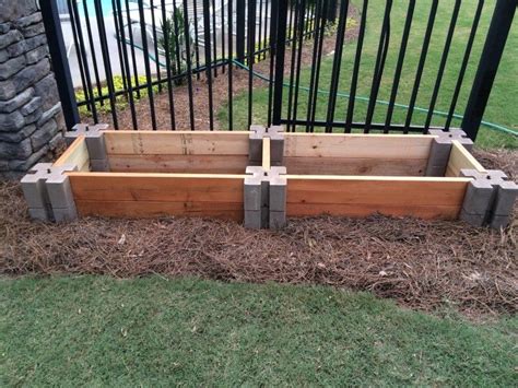Raised Bed With Retaining Wall Blocks At Mamie Jones Blog