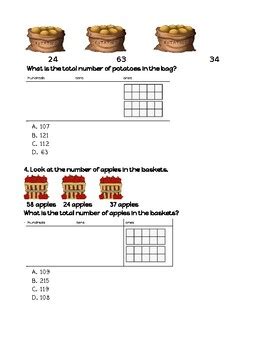 Adding Three Two Digit Numbers Printable By MsTeachALot TPT