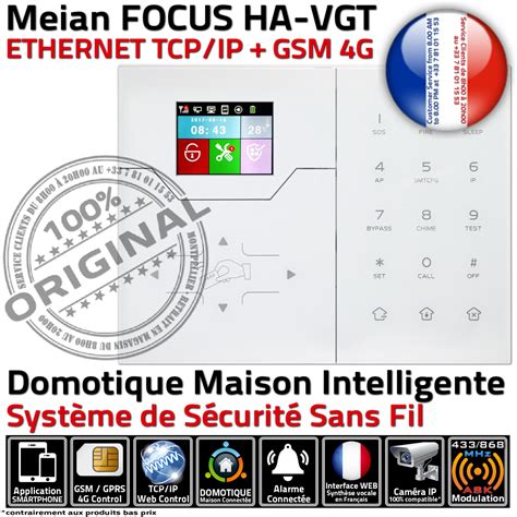 Alarme Pour Garage Sans Fil 4g Avec Sirène Sécurité Système Sans