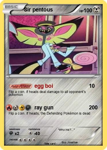 Pokémon Sir Pentous Egg Boi My Pokemon Card