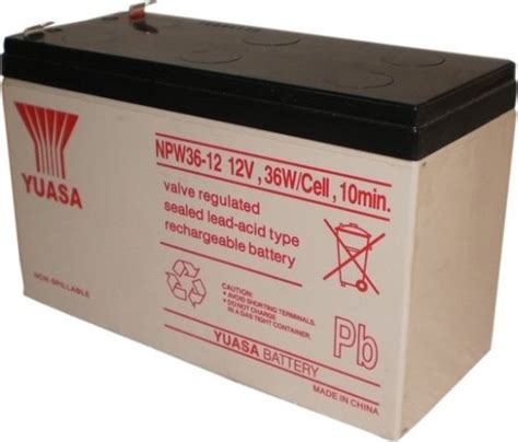 Батарея Yuasa NPW36-12 12V 7Ah (91010033) купить | ELMIR - цена, отзывы ...