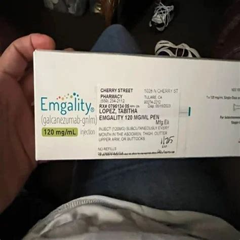 Emgality Injection Galcanezumab Injection Latest Price Manufacturers