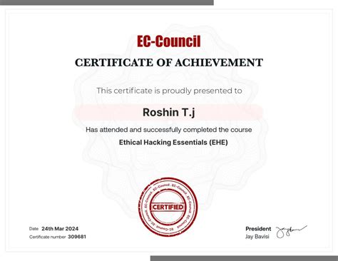 Roshin Tj On Linkedin Ethical Hacking Essentials Ehe