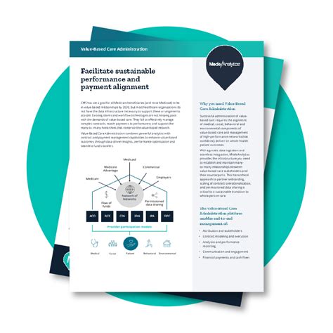 Value Based Care Administration Medeanalytics