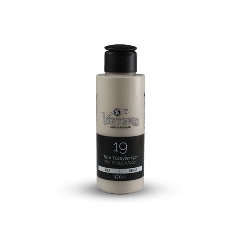 Viktoria Mehrzweck Acrylfarbe Beige - Viktoria Kumaş Boyaları