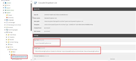 How To Create Custom Cascading Dropdown List In Sitecore