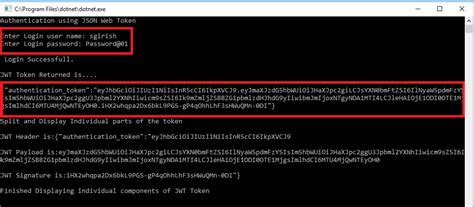 Illustrative Sample Of Authentication Using Json Web Tokenjwt