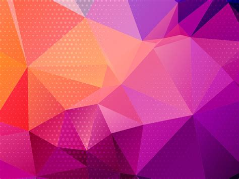 Abstract Colorful Triangular Geometric Crystal Background 11593654