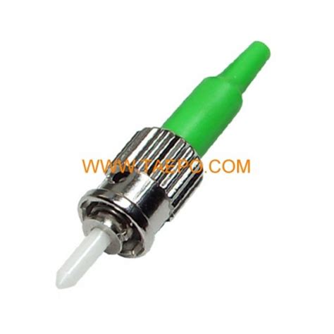 Singlemode Simplex St Apc 0 9mm Fiber Optic Connector