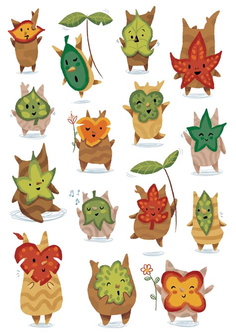 Legend Of Zelda Korok Forest Art Poster A4 And A3 High Etsy