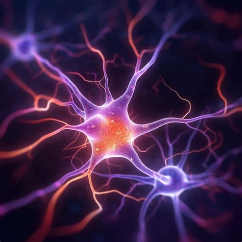 Premium Photo Neural Links Network