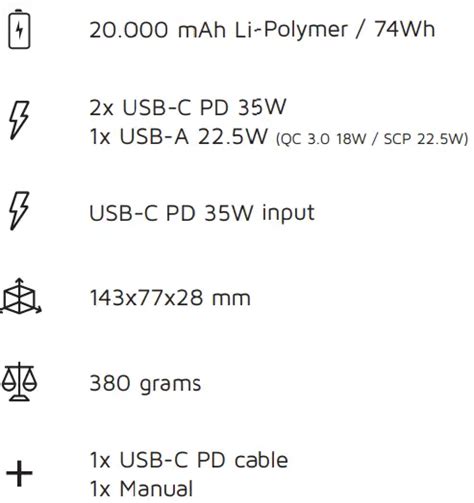 Xtorm Fs5200 Power Bank User Manual