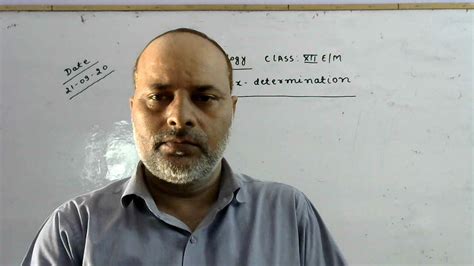 CLASS XII E M BIO SEX DETERMINATION YouTube