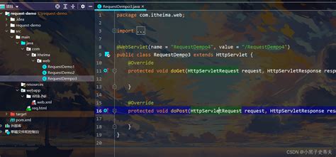 小黑子—javaweb：第四章 Request与responsejava怎么声明response Csdn博客