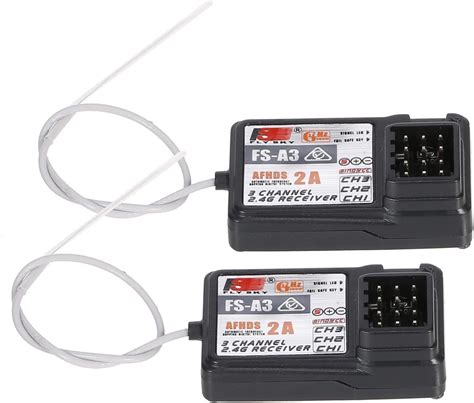 Flysky FS-A3 AFHDS2A 24G 3CH Receptor para GT2E GT2G Transmisor 2pcs ...