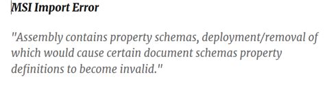 Invalid Schemas Property Definitions Connected Pawns