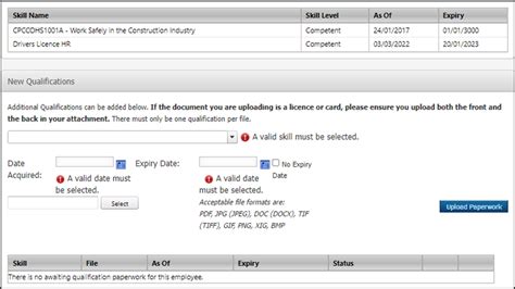 Additional Qualifications Damstra