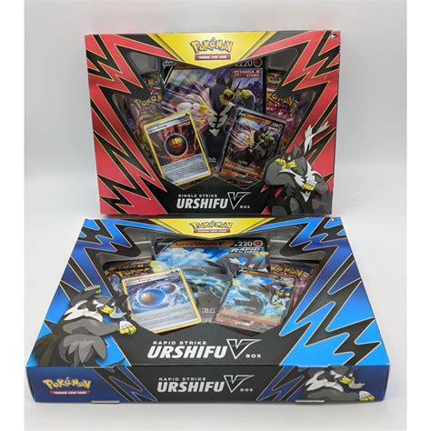Set Of 2 Pokemon Tcg Single Strike Rapid Strike Urshifu V Boxes