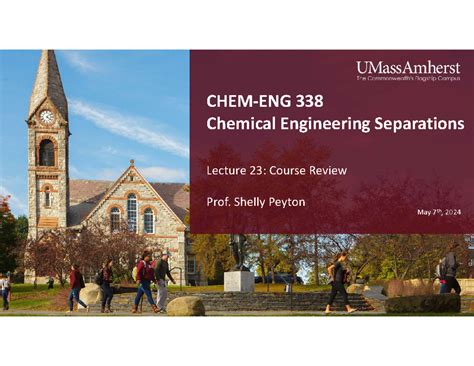 Final Exam Slides Lecture 23 Course Review Prof Shelly Peyton Chem