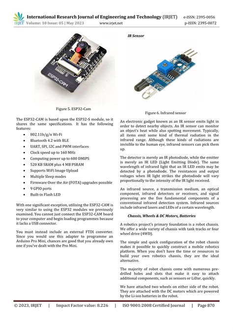 Ball Following Robot Using Esp32 Cam And Arduino Uno Pdf