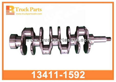 13411 1592 134111592 Crankshaft For Hino 300 Dutro W04d Guangzhou Bailing